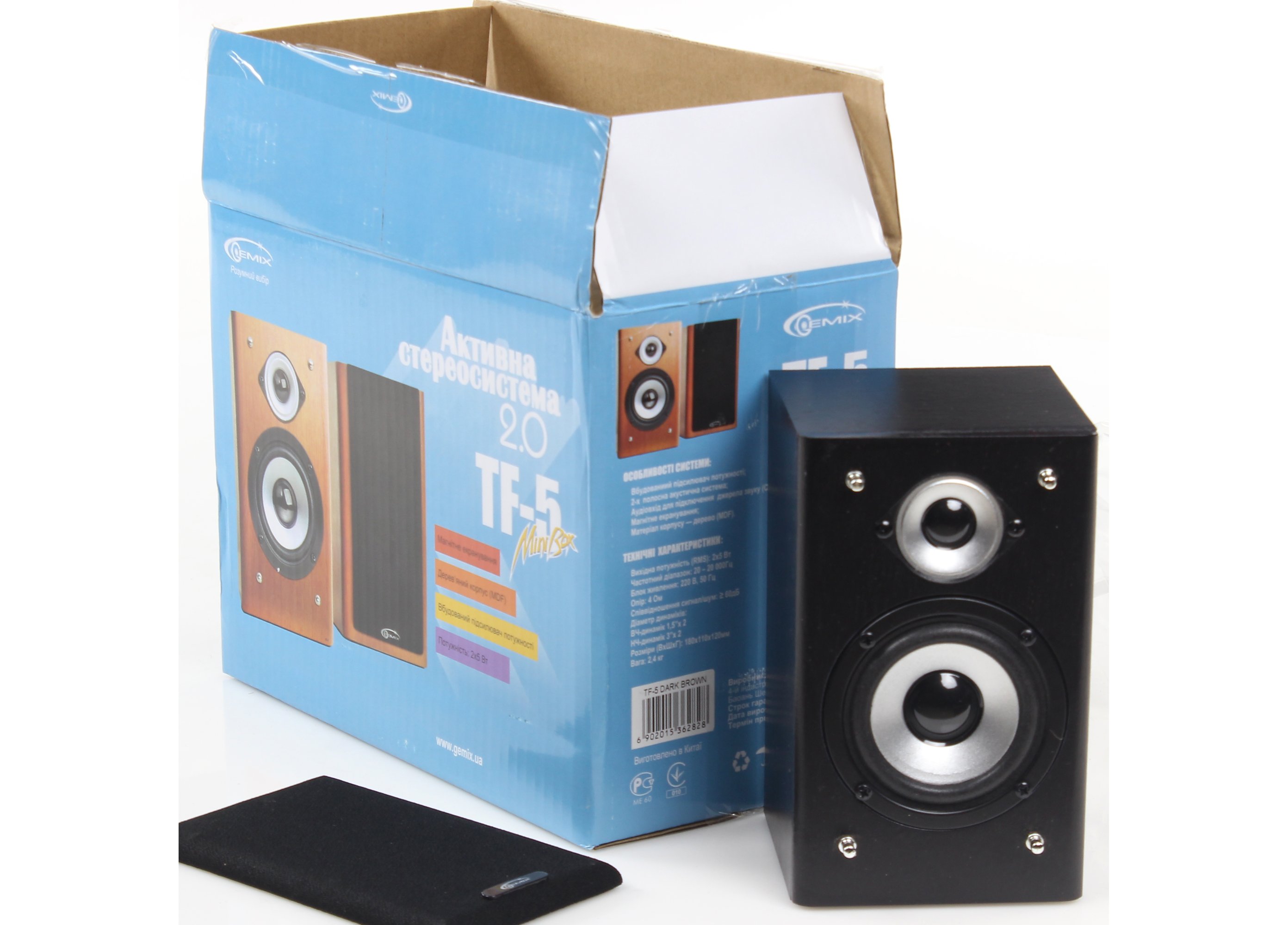 Акустическая система Gemix TF-5 Black купить | ELMIR - цена, отзывы, характеристики