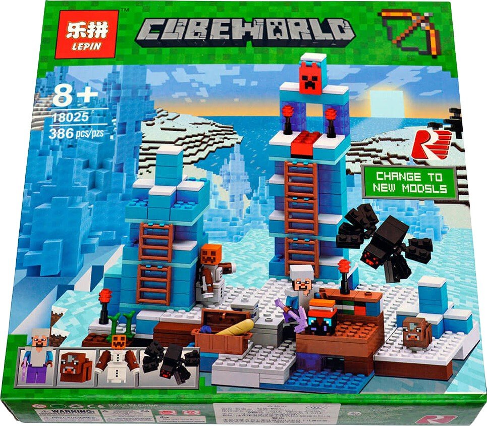 Конструктор Lepin CubeWorld Ледяные шипы (18025) купить | ELMIR - цена ...