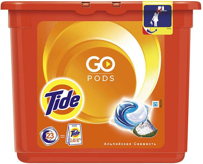 Капсулы Tide Альпийская Свежесть 23 шт. (4015400897675) купить | ELMIR ...