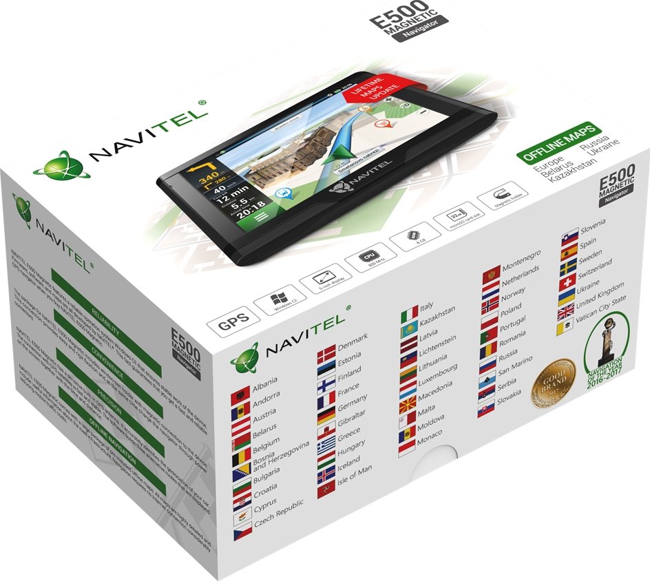 GPS навигатор Navitel E500 Magnetic купить | ELMIR - цена, отзывы ...