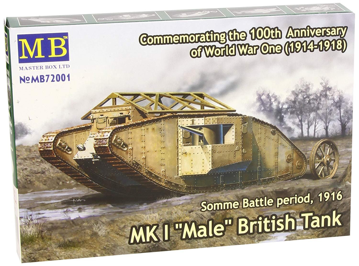 Модель Master Box Британский танк Mk I "Male" (MB72001) купить | ELMIR ...