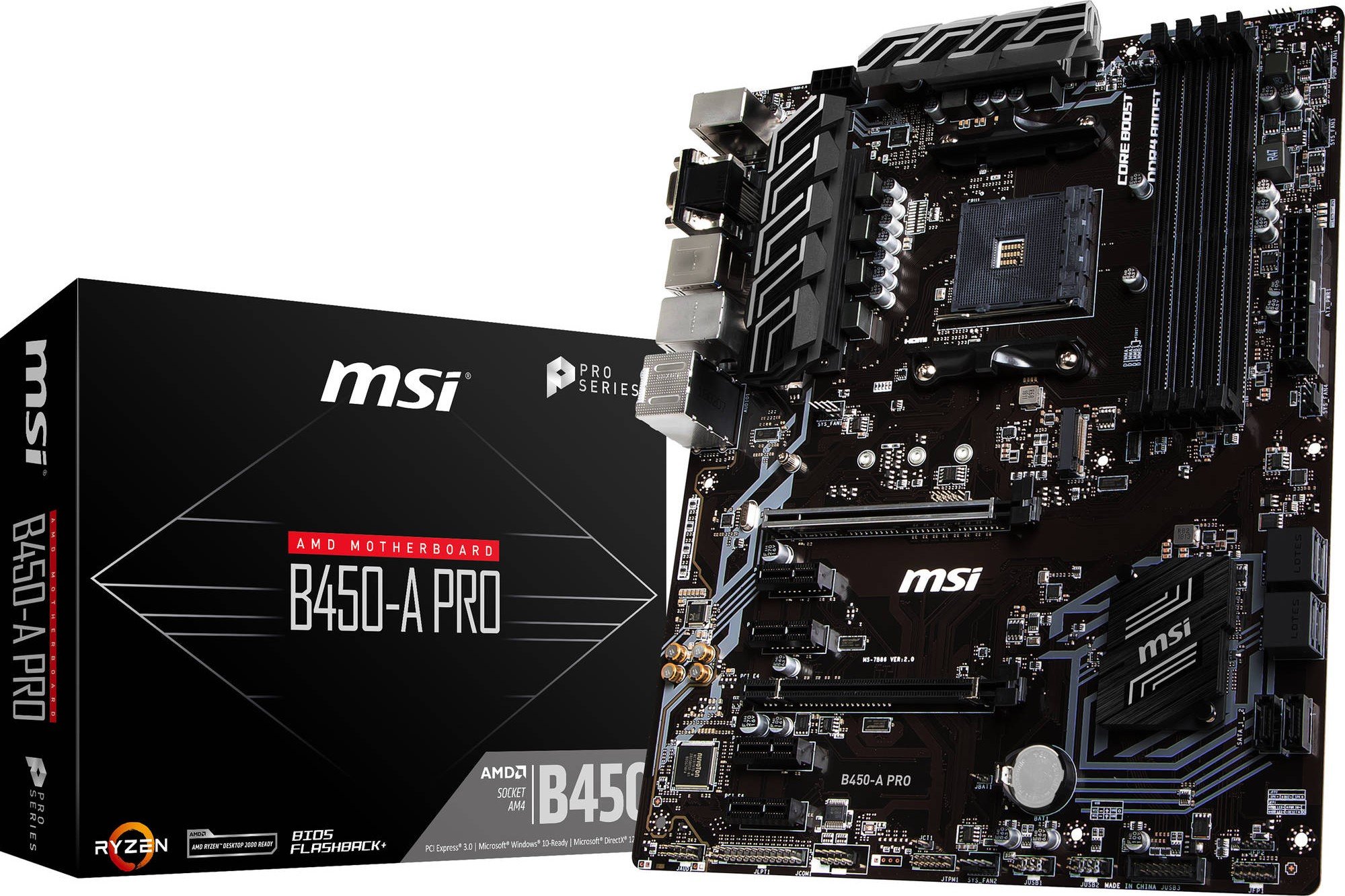Материнская плата MSI B450-A Pro s-AM4 B450 купить | Elmir - цена ...