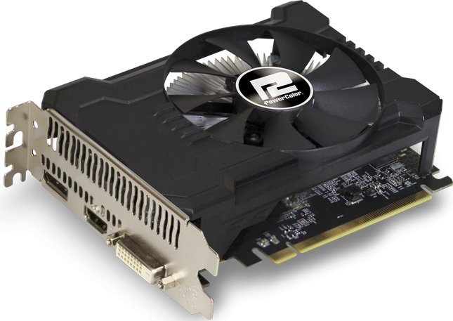 Видеокарта PowerColor PCI-E Radeon RX 550 2GB DDR5 Red Dragon OC (AXRX ...