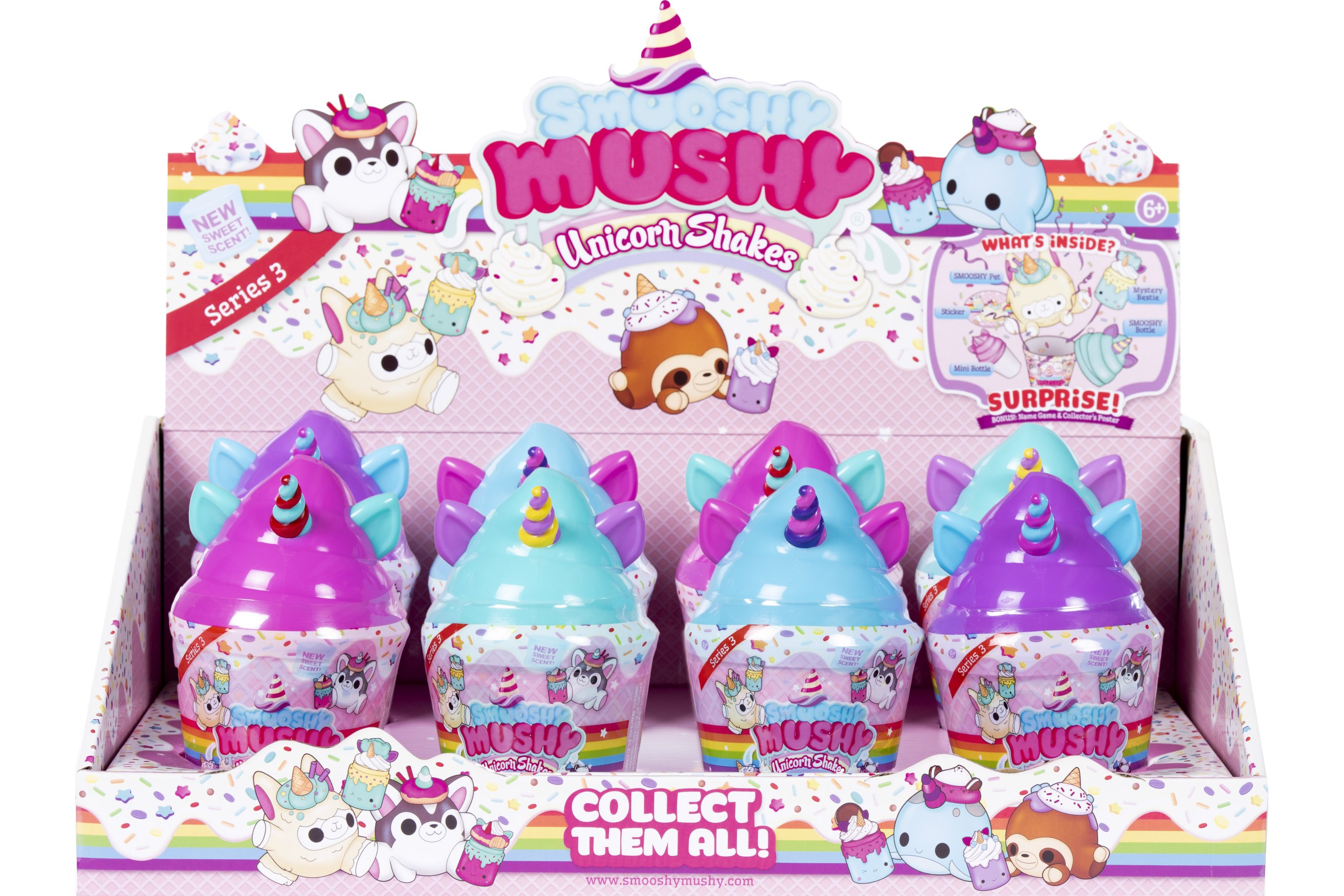 Игровой набор Smooshy Mushy Сквиш-Мякиш Стаканчики Смузи S3 (174933-R3 ...