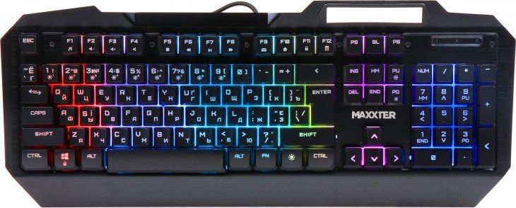 Клавиатура Maxxter KBG-201-UL Black USB купить | Elmir - цена, отзывы, характеристики