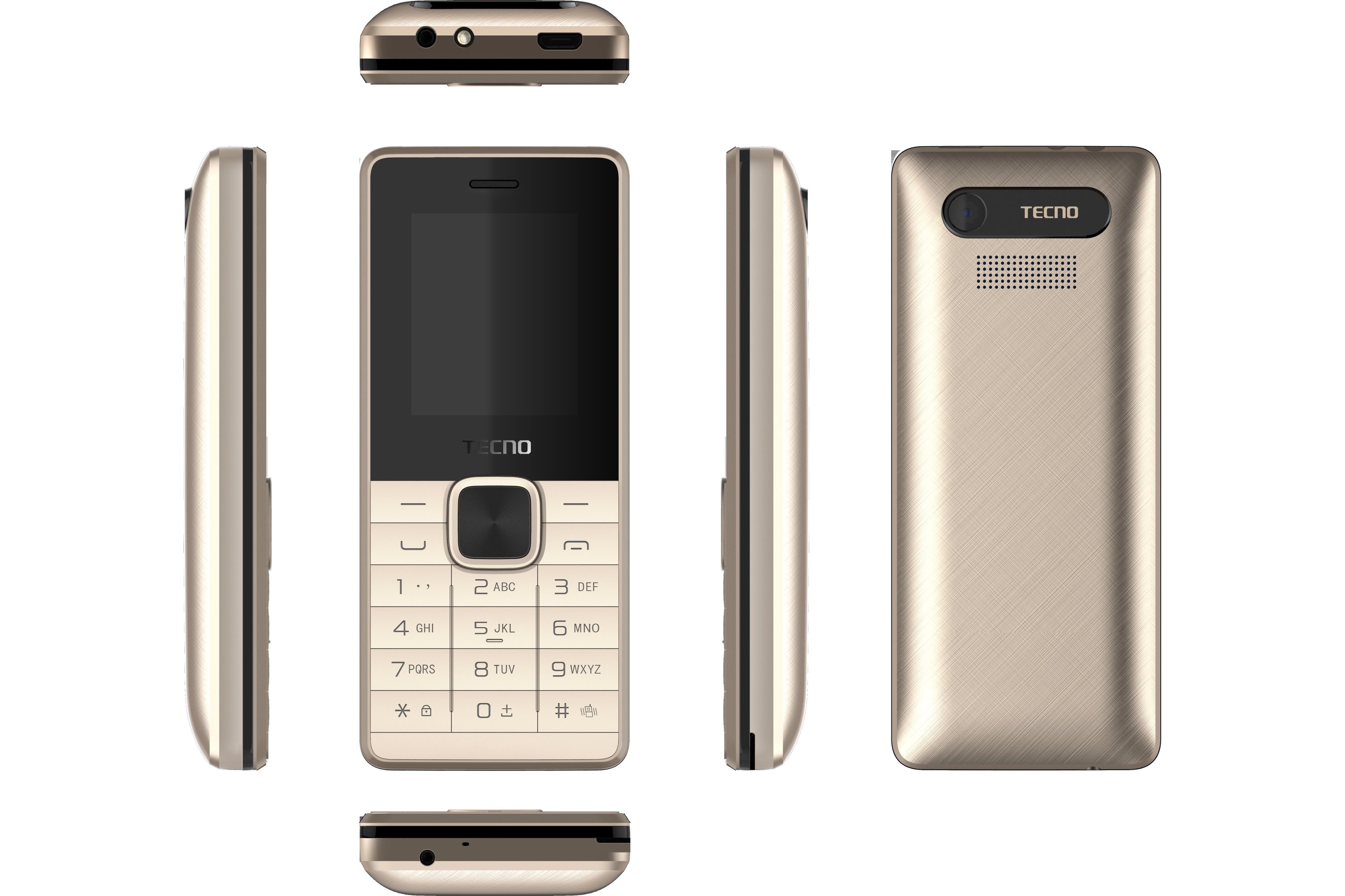 Мобильный телефон Tecno T349 DualSim Champagne Gold (4895180712401 ...