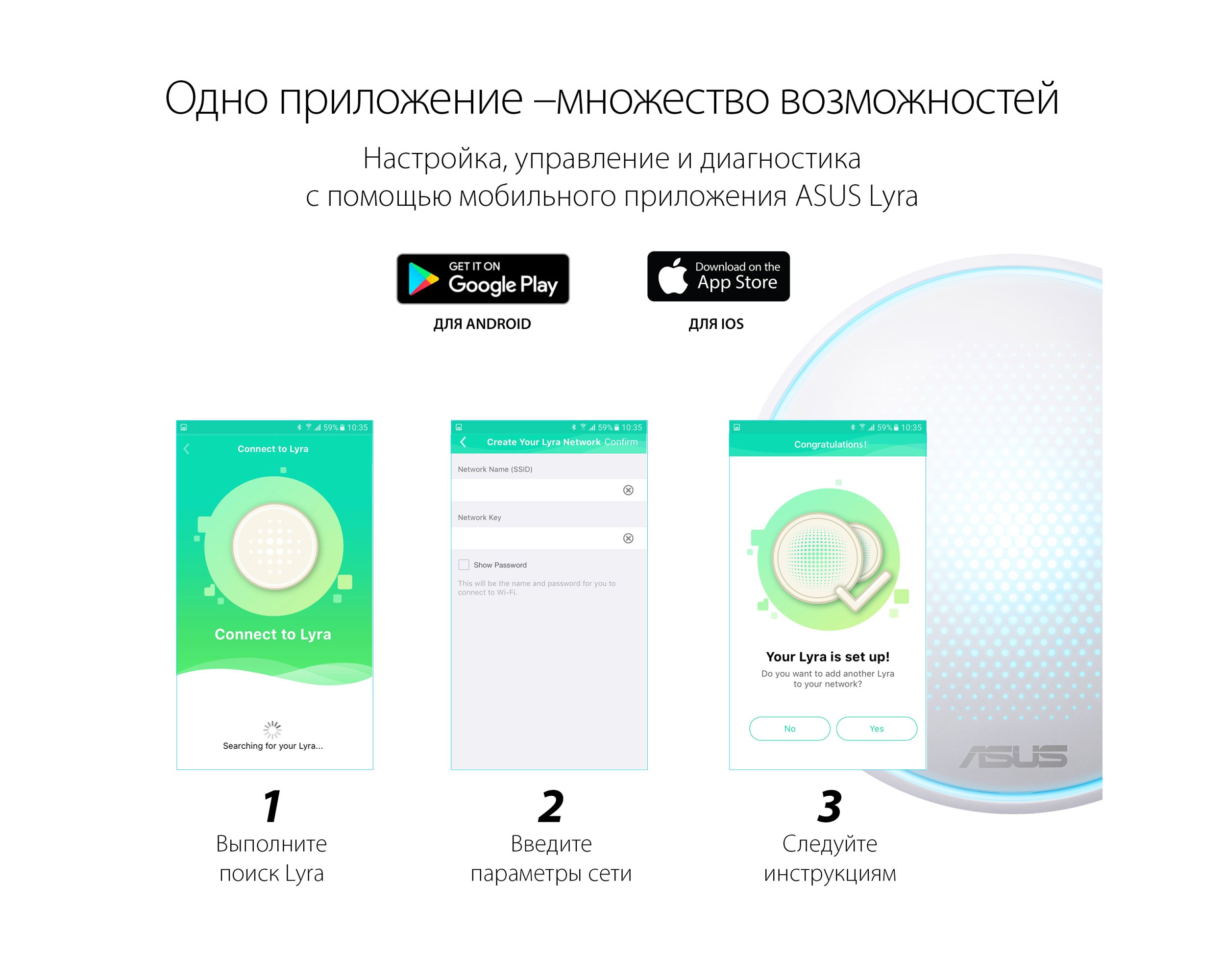 Роутер Asus Lyra Mini MAP-AC1300-1PK AiMesh купить | ELMIR - цена ...