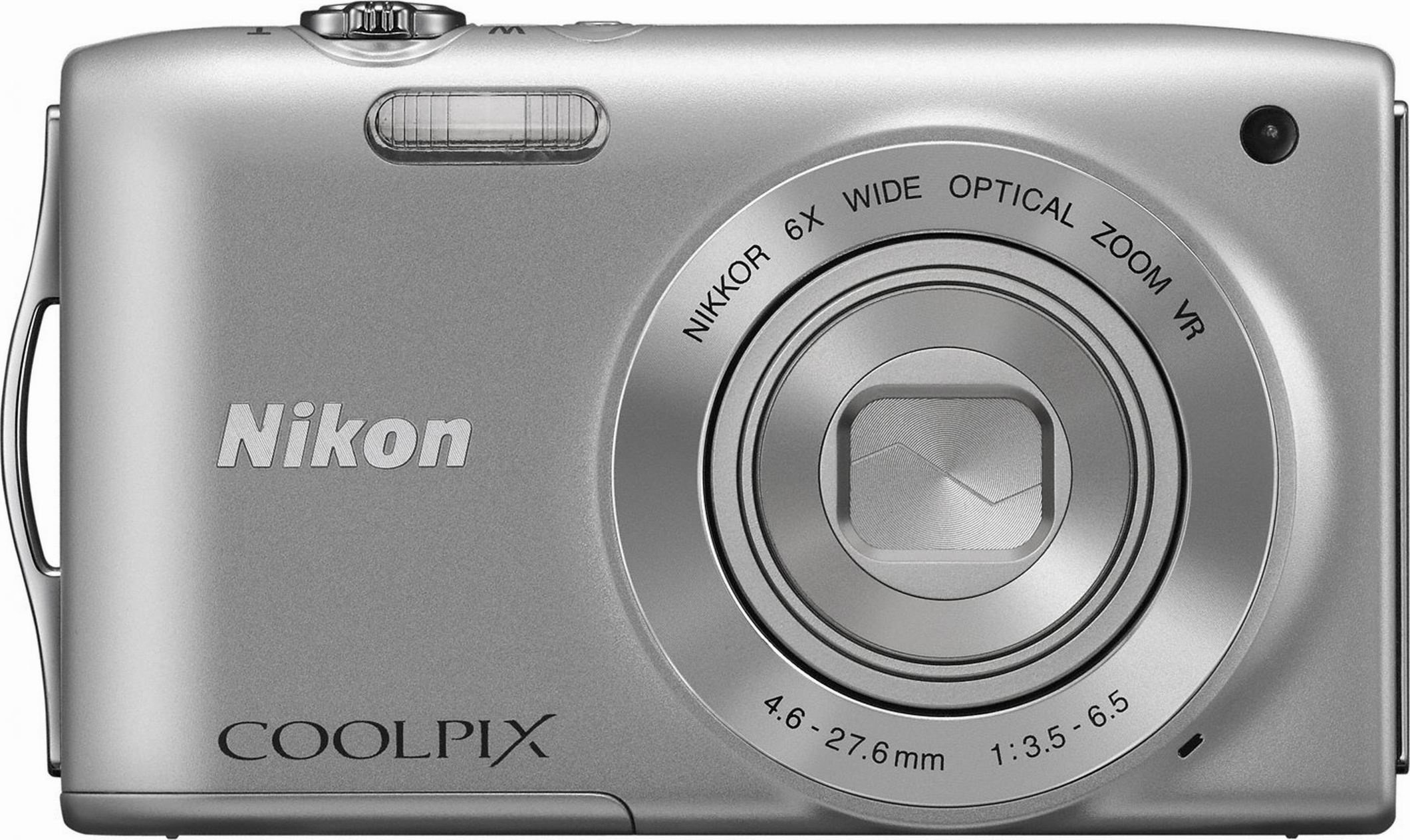 Цифровая фотокамера Nikon Coolpix S3300 Promo Kit Silver купить | ELMIR ...