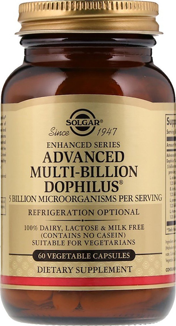 Пробиотики дофилус Solgar Advanced Multi-Billion Dophilus 60 капсул ...