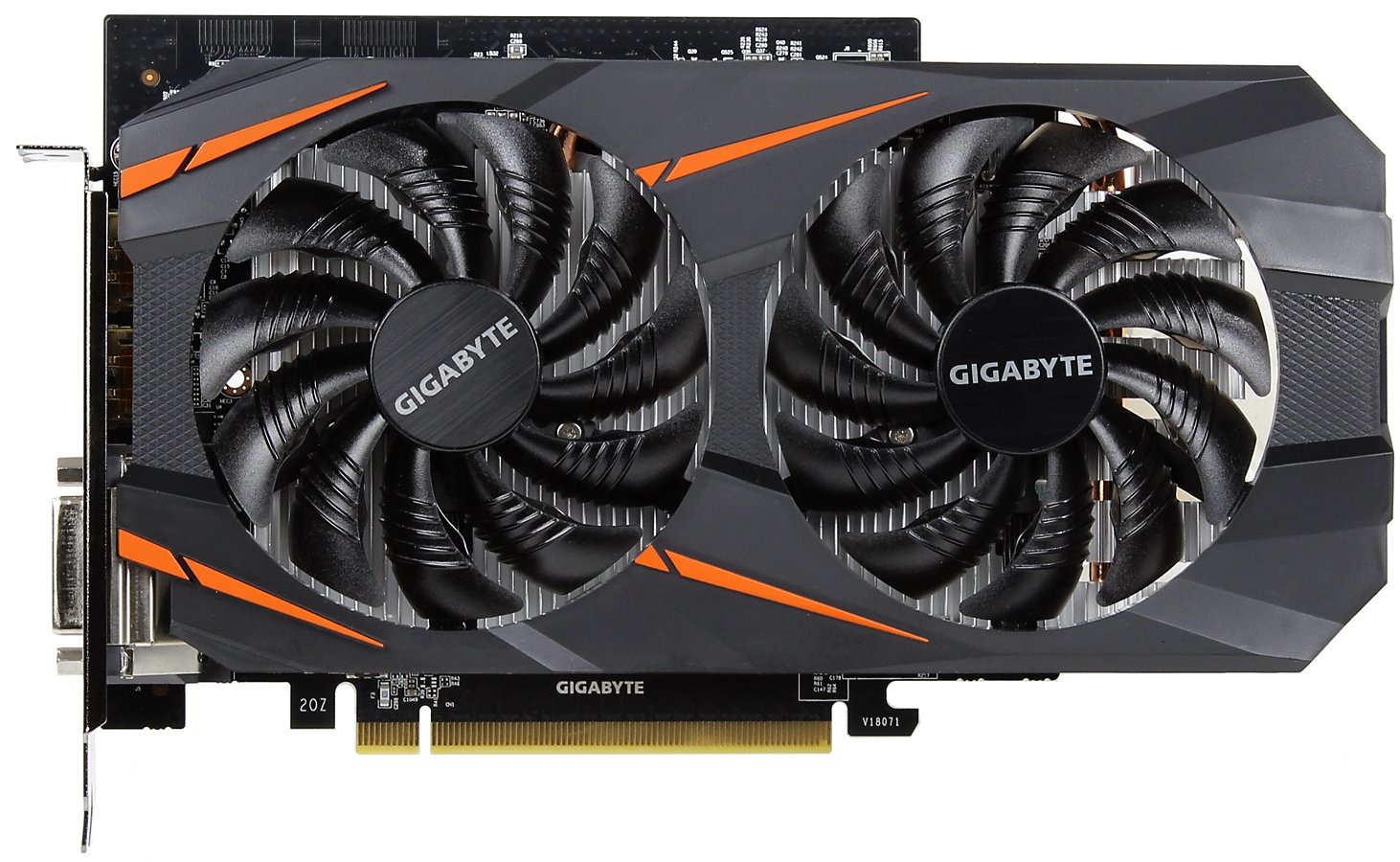 Видеокарта PCI-E GeForce GTX1060 6GB DDR5 GigaByte (GV-N1060WF2OC-6GD ...