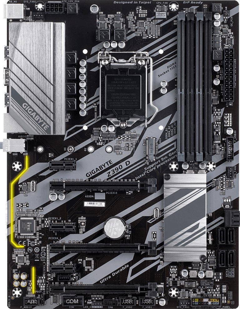 Материнская плата GigaByte Z390 D s-1151 Z390 купить | Elmir - цена ...