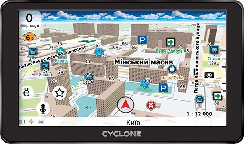 GPS навигатор Cyclone ND 700 купить | ELMIR - цена, отзывы, характеристики
