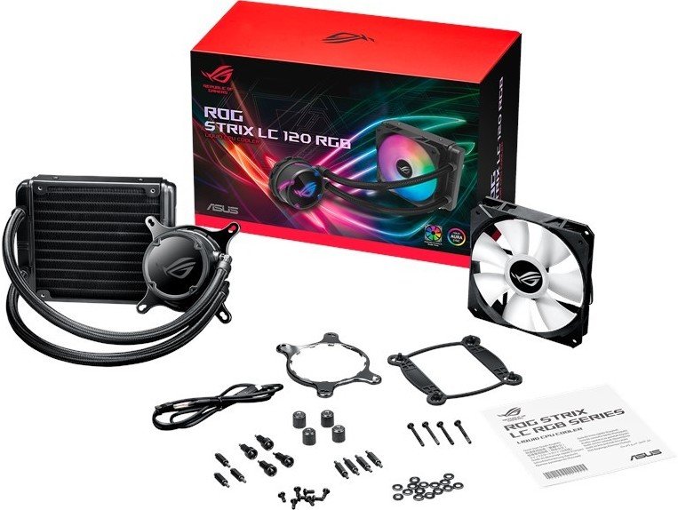 Водяное охлаждение Система водяного охлаждения Asus ROG STRIX LC 120 ...