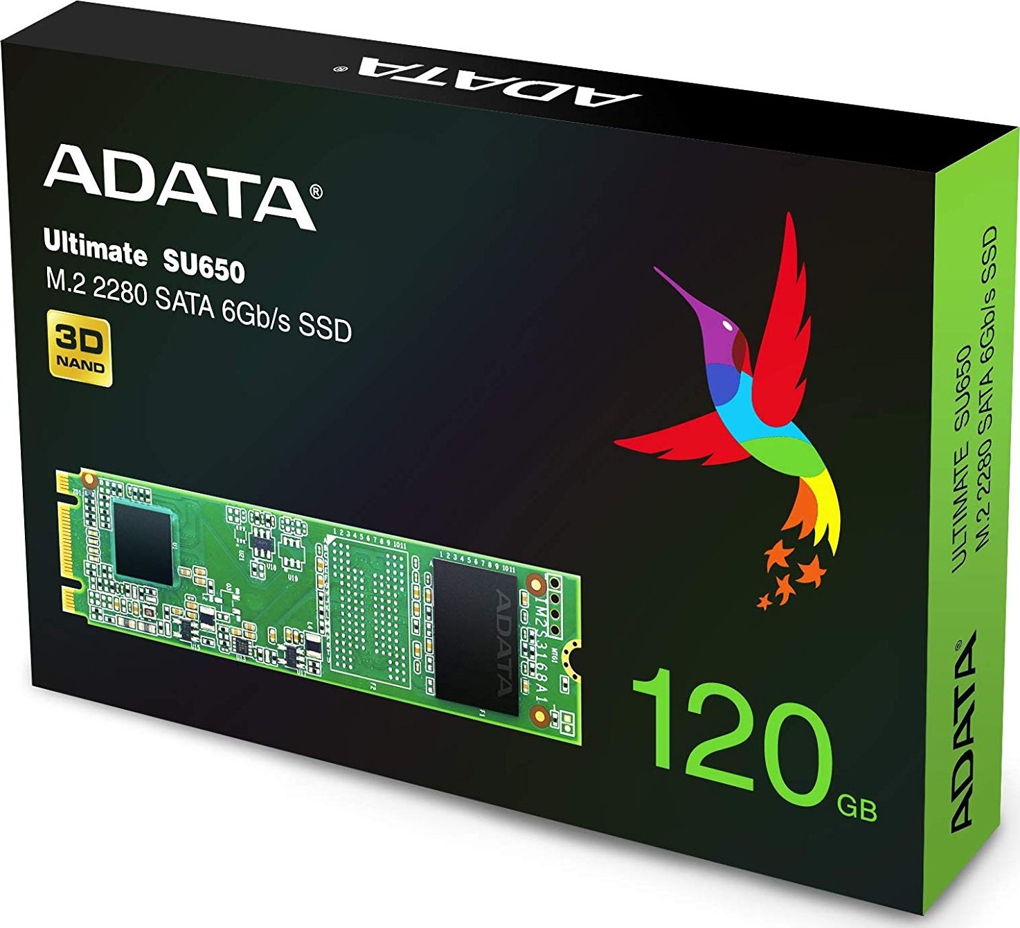 SSD-накопитель M.2 120GB A-Data Ultimate SU650 (ASU650NS38-120GT-C ...