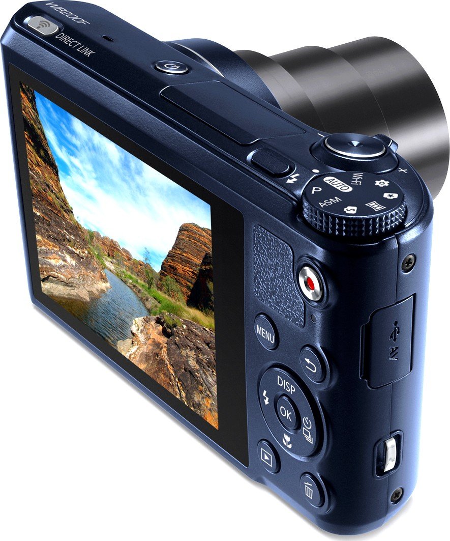 Цифровая фотокамера Samsung WB200F Black купить | ELMIR - цена, отзывы ...