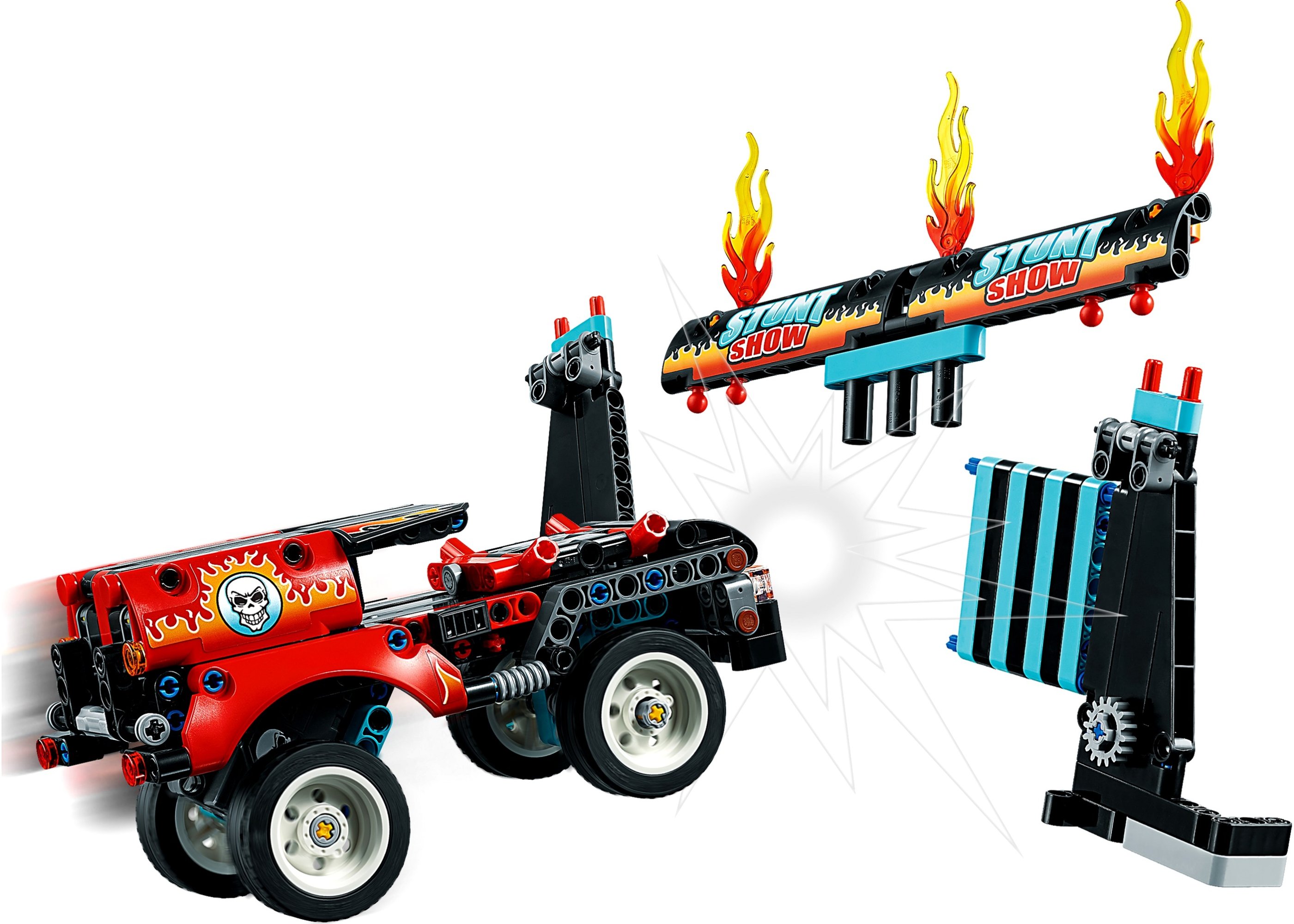 Конструктор LEGO Technic Шоу трюков на грузовиках и мотоциклах (42106 ...