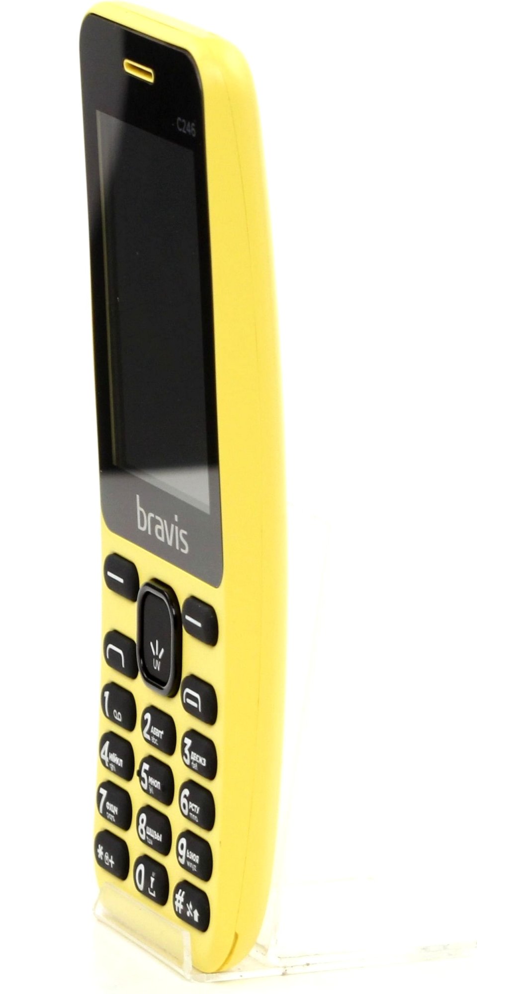 Мобильный телефон Bravis C246 Fruit Dual Sim Yellow купить | ELMIR - цена, отзывы, характеристики