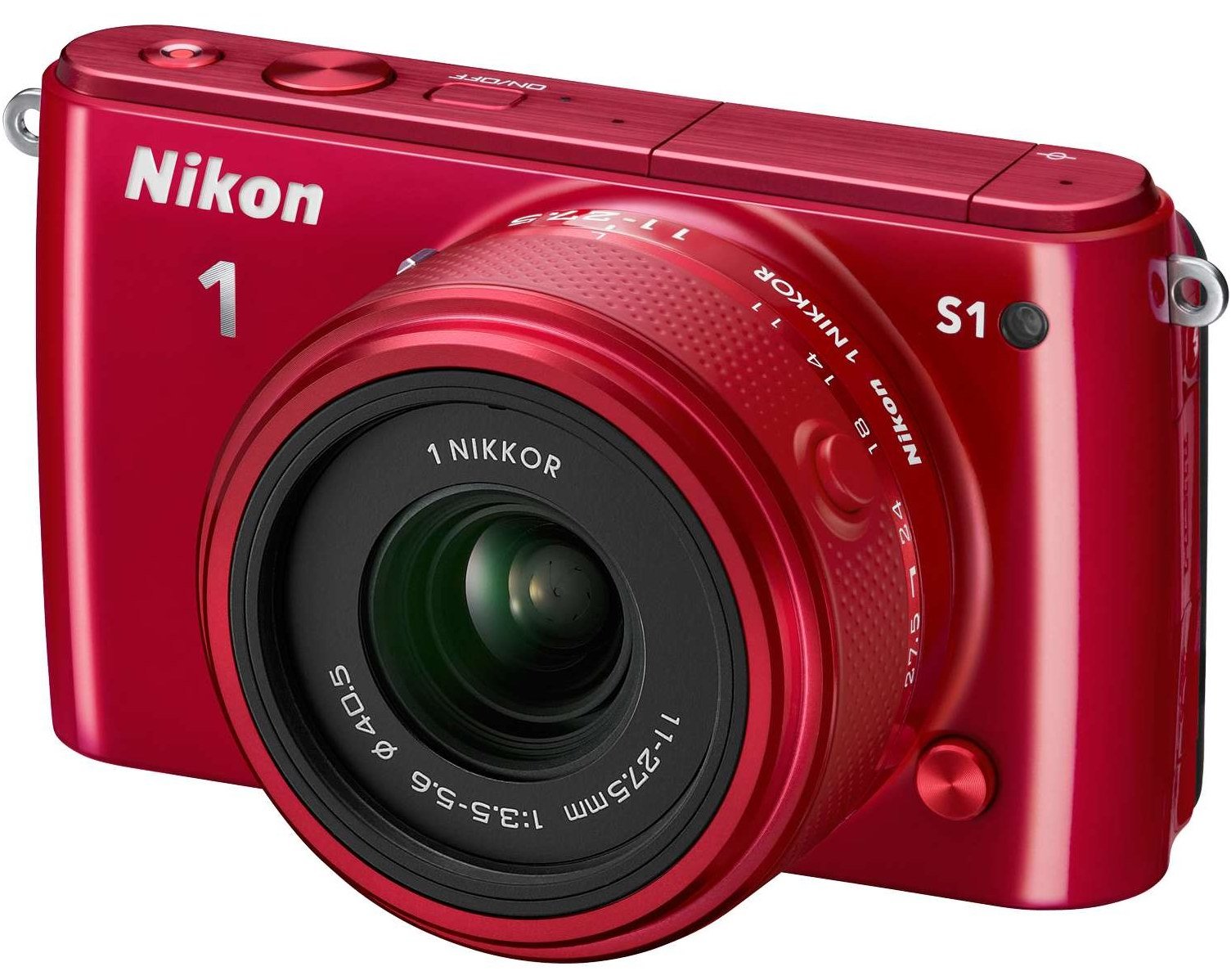 Цифровая фотокамера Nikon 1 S1 11-27.5mm Kit Red купить | ELMIR - цена ...