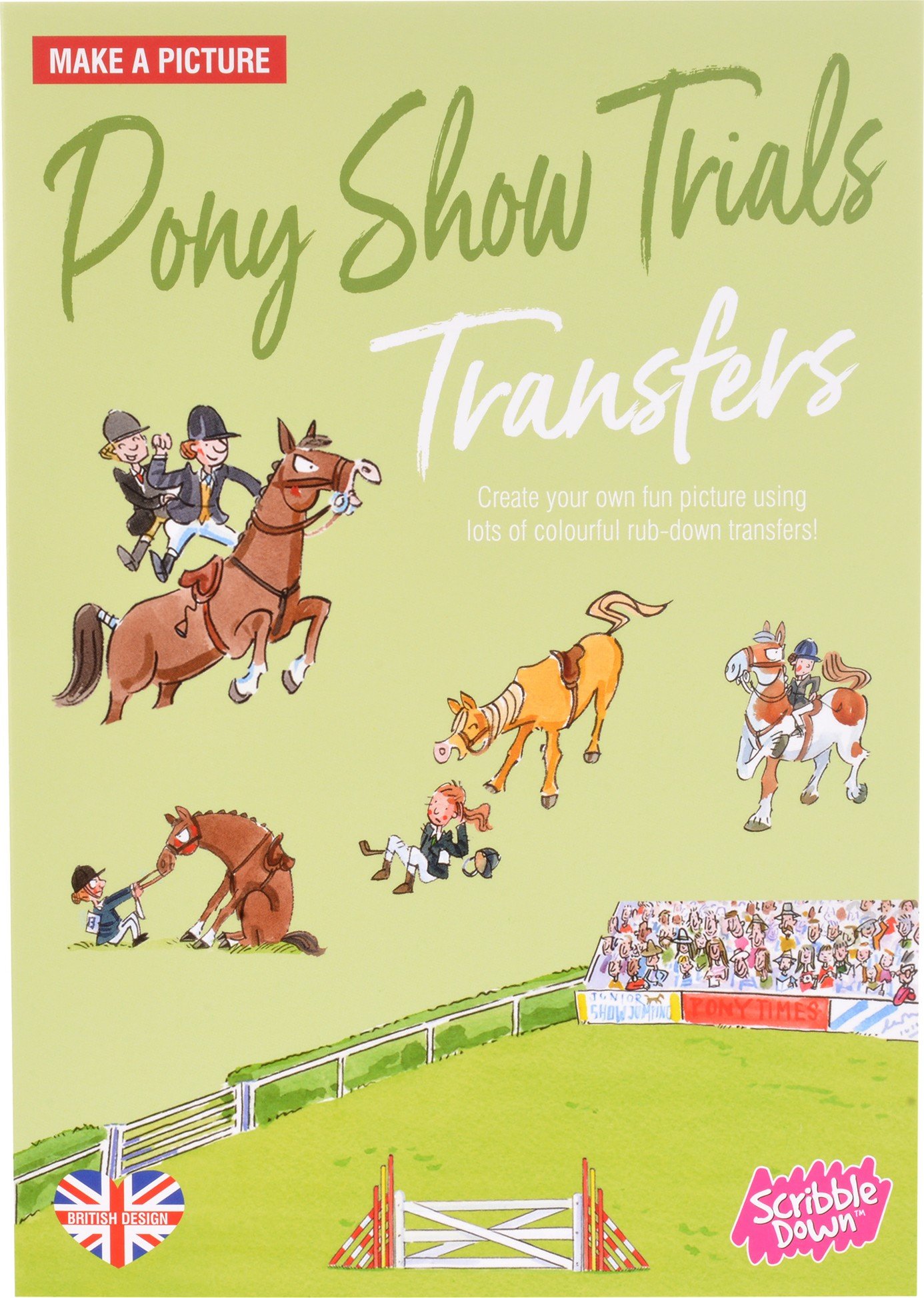 Переводные наклейки Scribble Down Соревнования пони (SD/12) купить ...