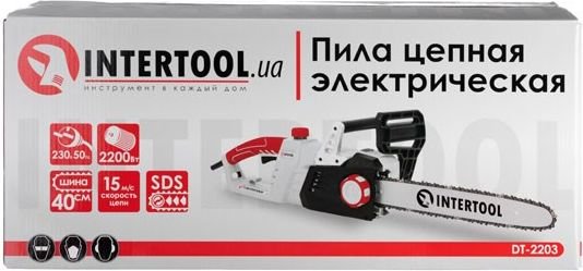 Электропила цепная Intertool DT-2203 купить | ELMIR - цена, отзывы, характеристики