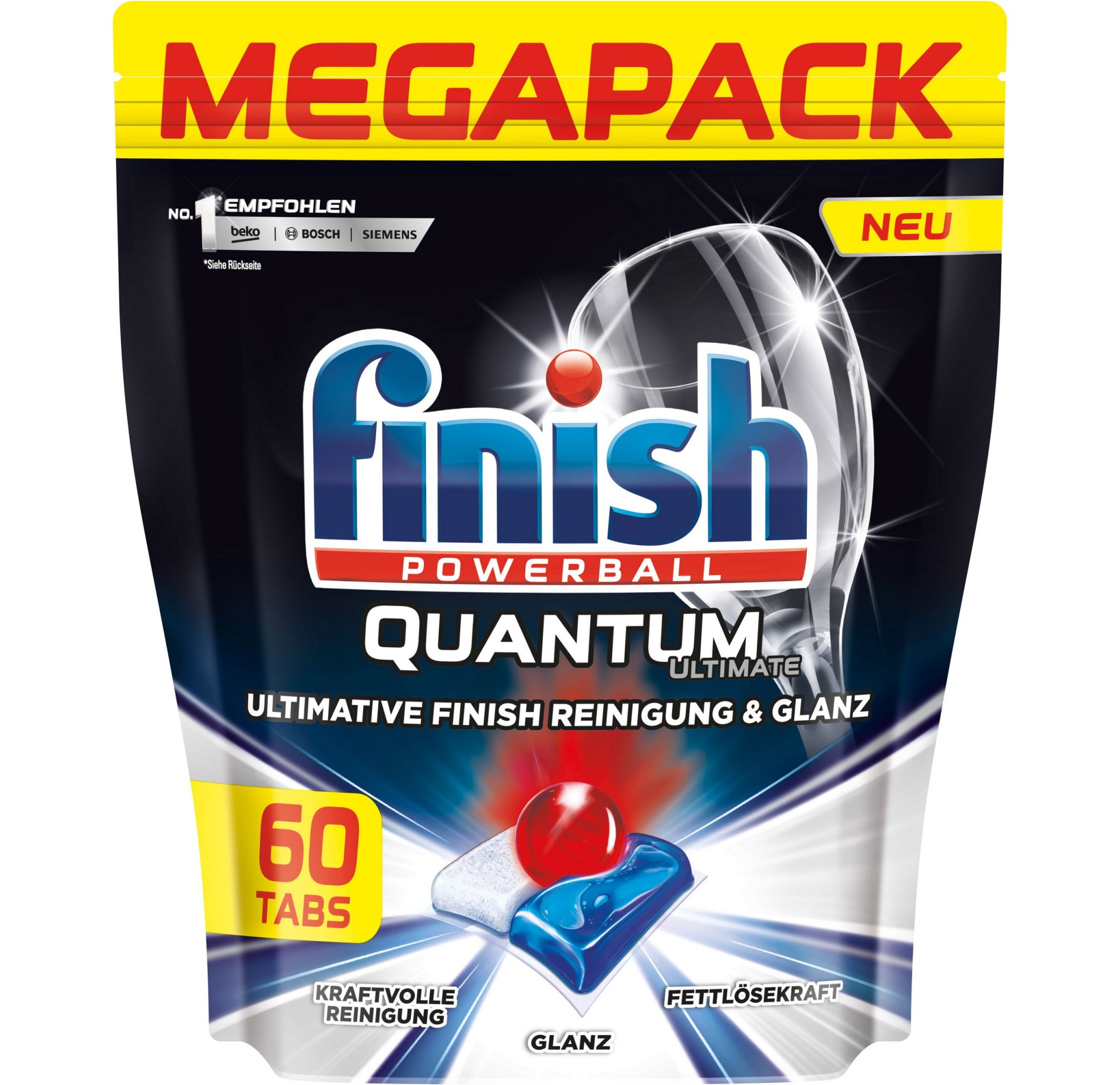 Таблетки для посудомоечных машин Finish Quantum Ultimate 60 шт ...