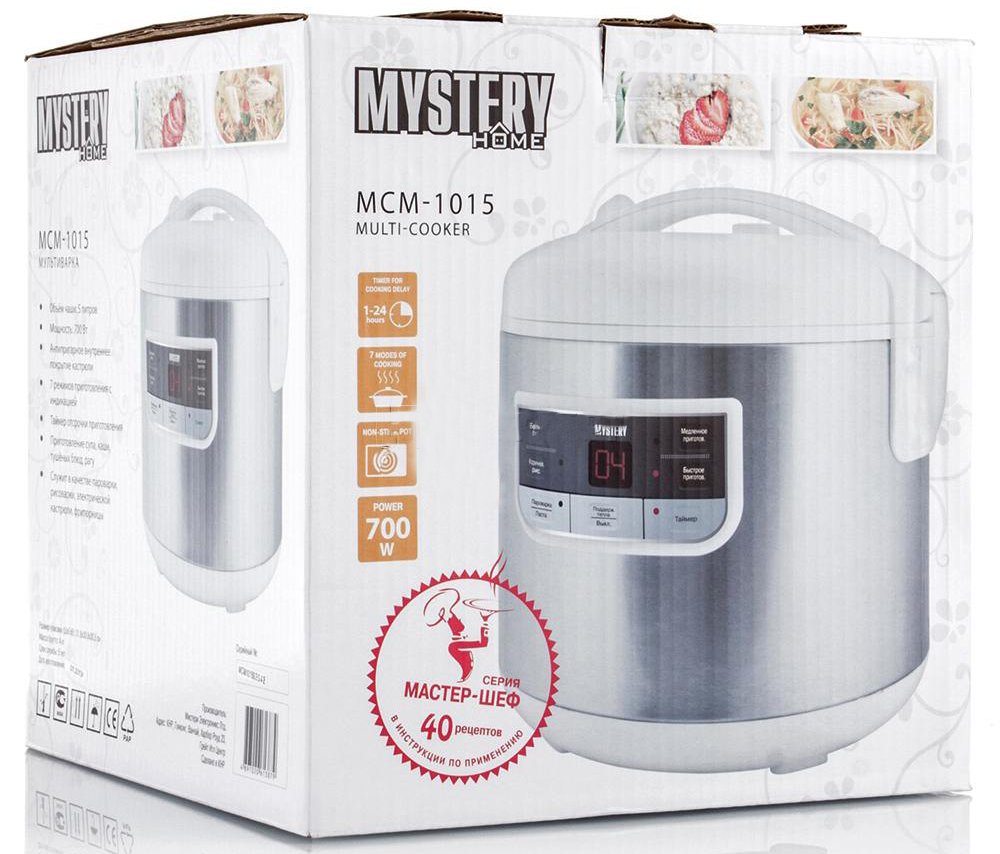 Мультиварка Mystery MCM-1015 купить | ELMIR - цена, отзывы, характеристики