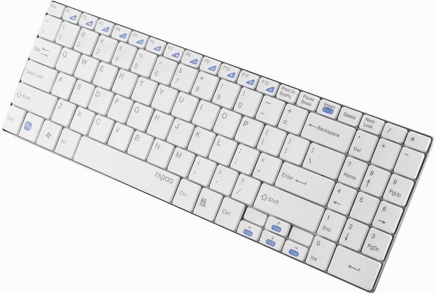 Клавиатура Rapoo E9070 Ultra-slim Wireless White купить | Elmir - цена ...