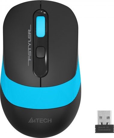 Мышь A4Tech Fstyler FG10S Wireless Silent Blue купить | ELMIR - цена, отзывы, характеристики
