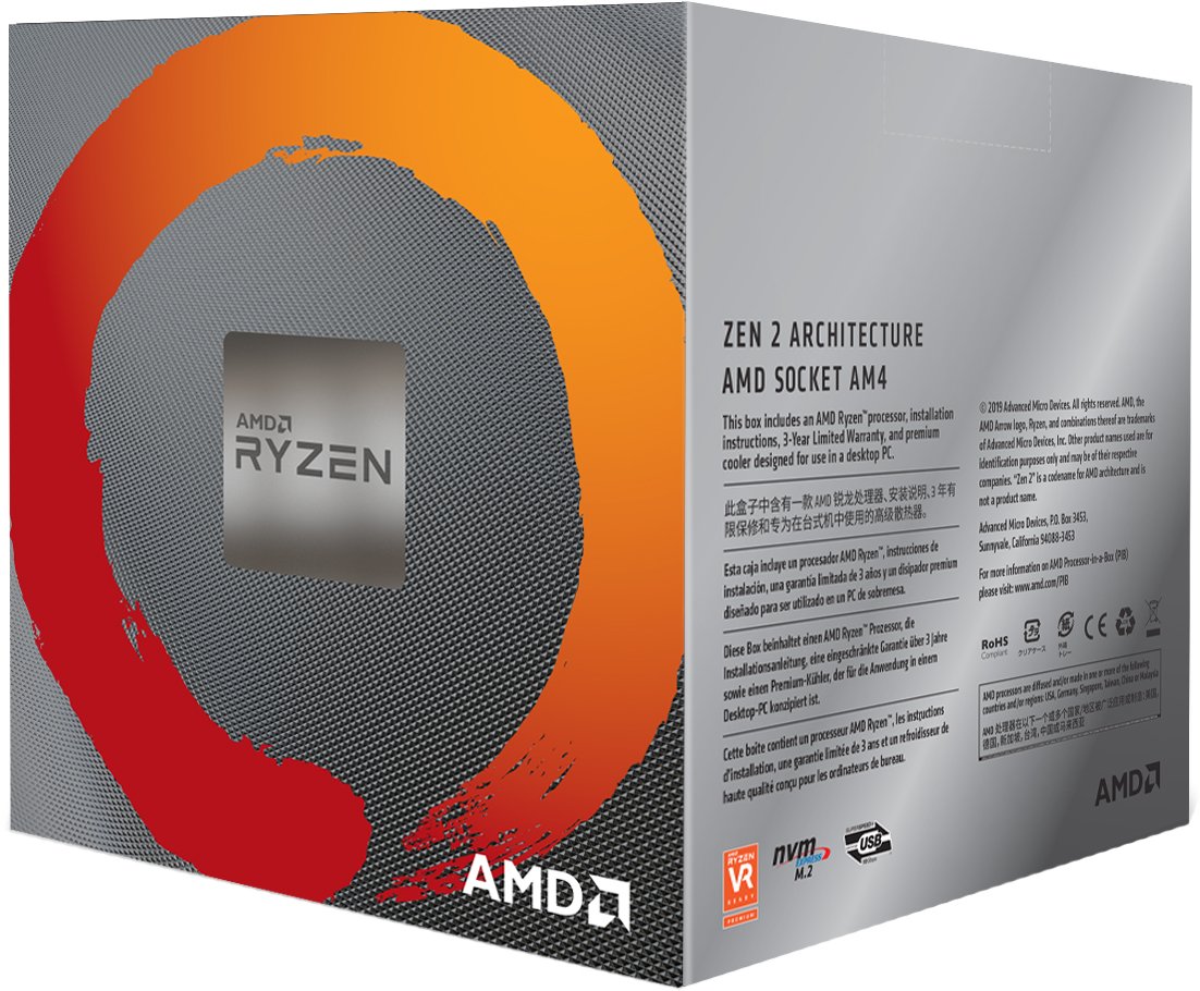 Процессор AMD Ryzen 7 3800XT s-AM4 3.9GHz/32MB BOX (100-100000279WOF ...