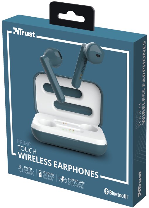Наушники Trust Primo Touch True Wireless Blue (23780) купить | ELMIR ...