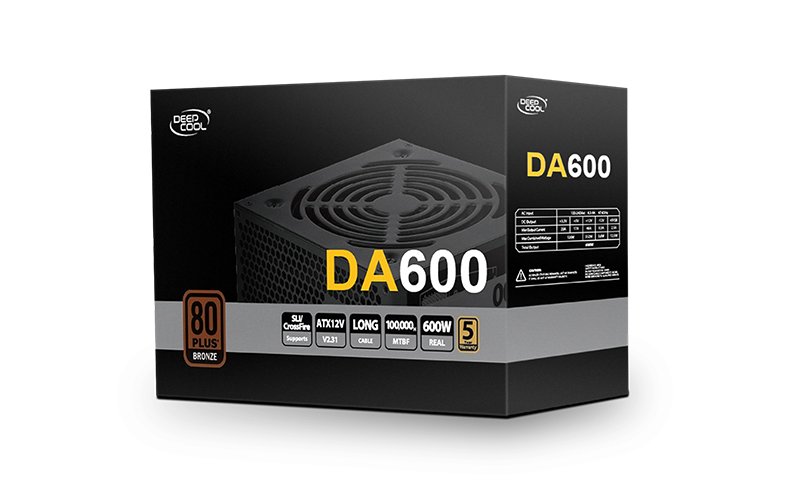 Блок питания 600W DeepCool DA600 (DP-BZ-DA600N) купить | Elmir - цена ...