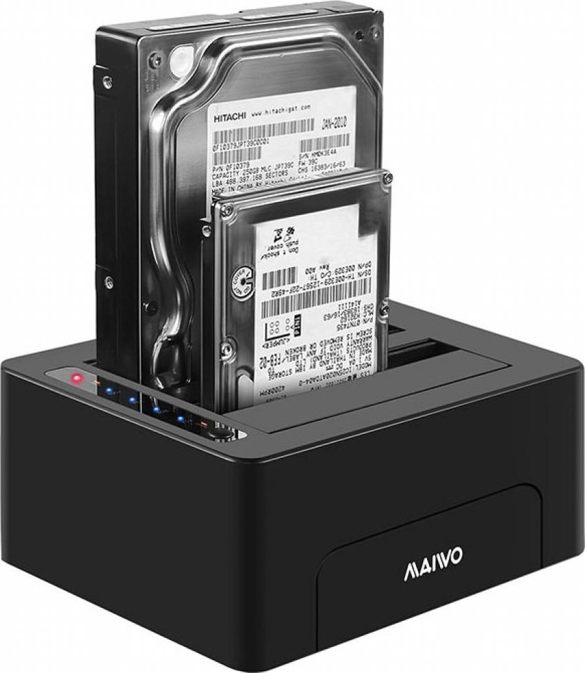 Док-станция для SSD/HDD 2.5"/3.5" USB3.2 Gen1 Maiwo K3082 Black SATA ...