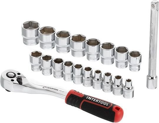 Набор головок торцевых 3/8" 20ед. Storm Intertool ET-8015 купить | ELMIR - цена, отзывы ...