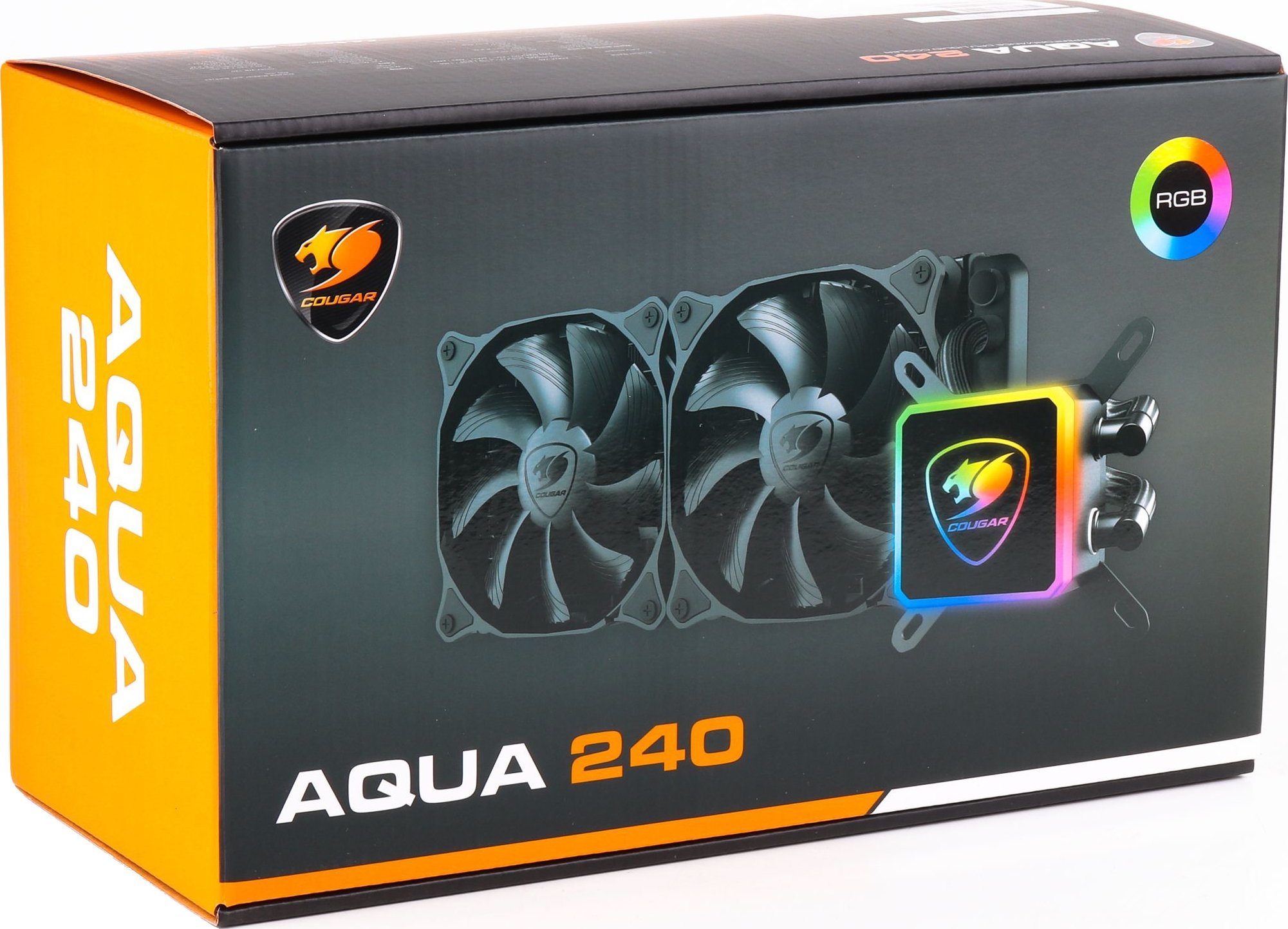 Водяное охлаждение Система водяного охлаждения Cougar Aqua ARGB 240 ...
