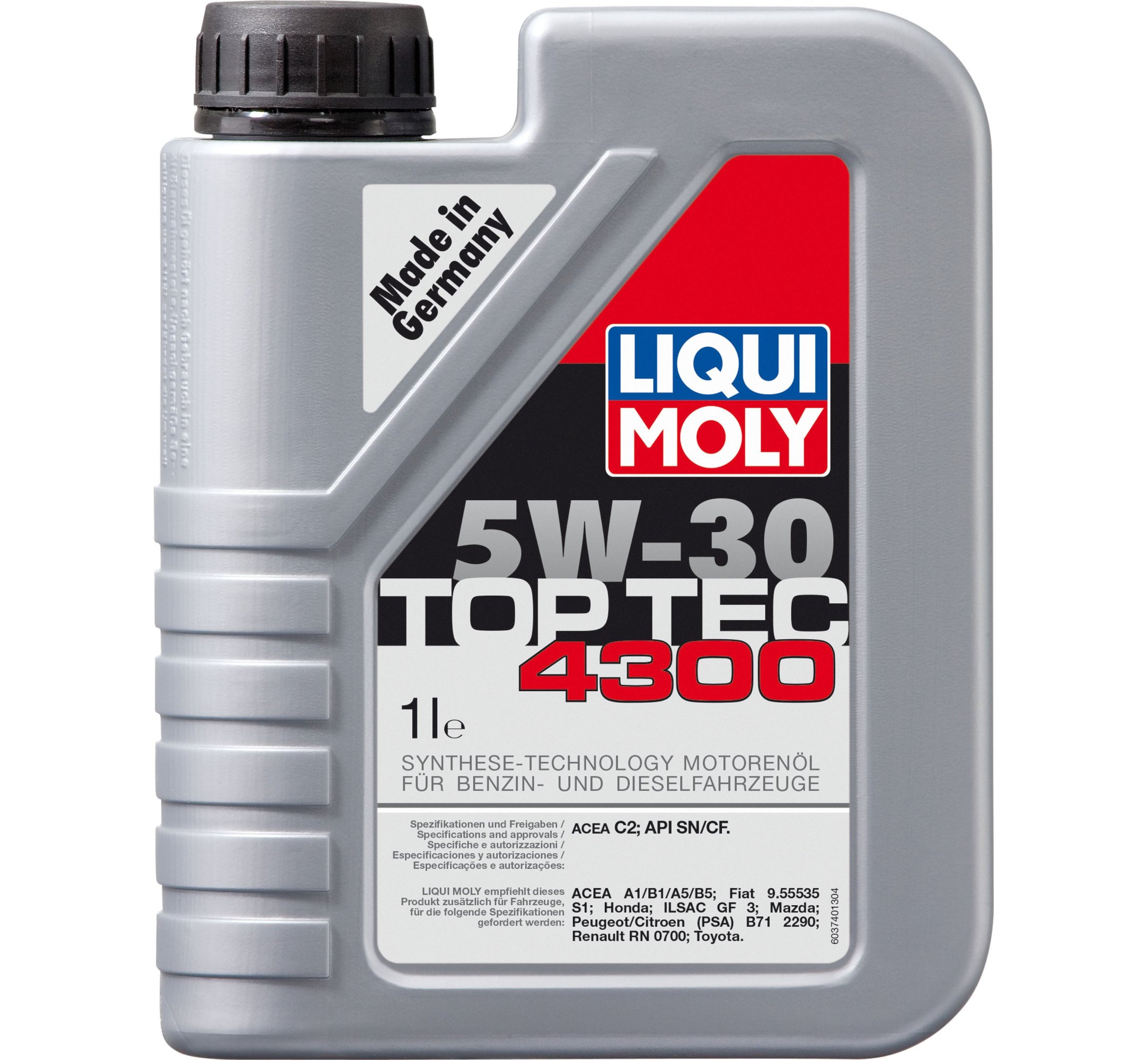 Моторное масло Liqui Moly Top Tec 4300 5W-30 1л (3740) купить | Elmir ...