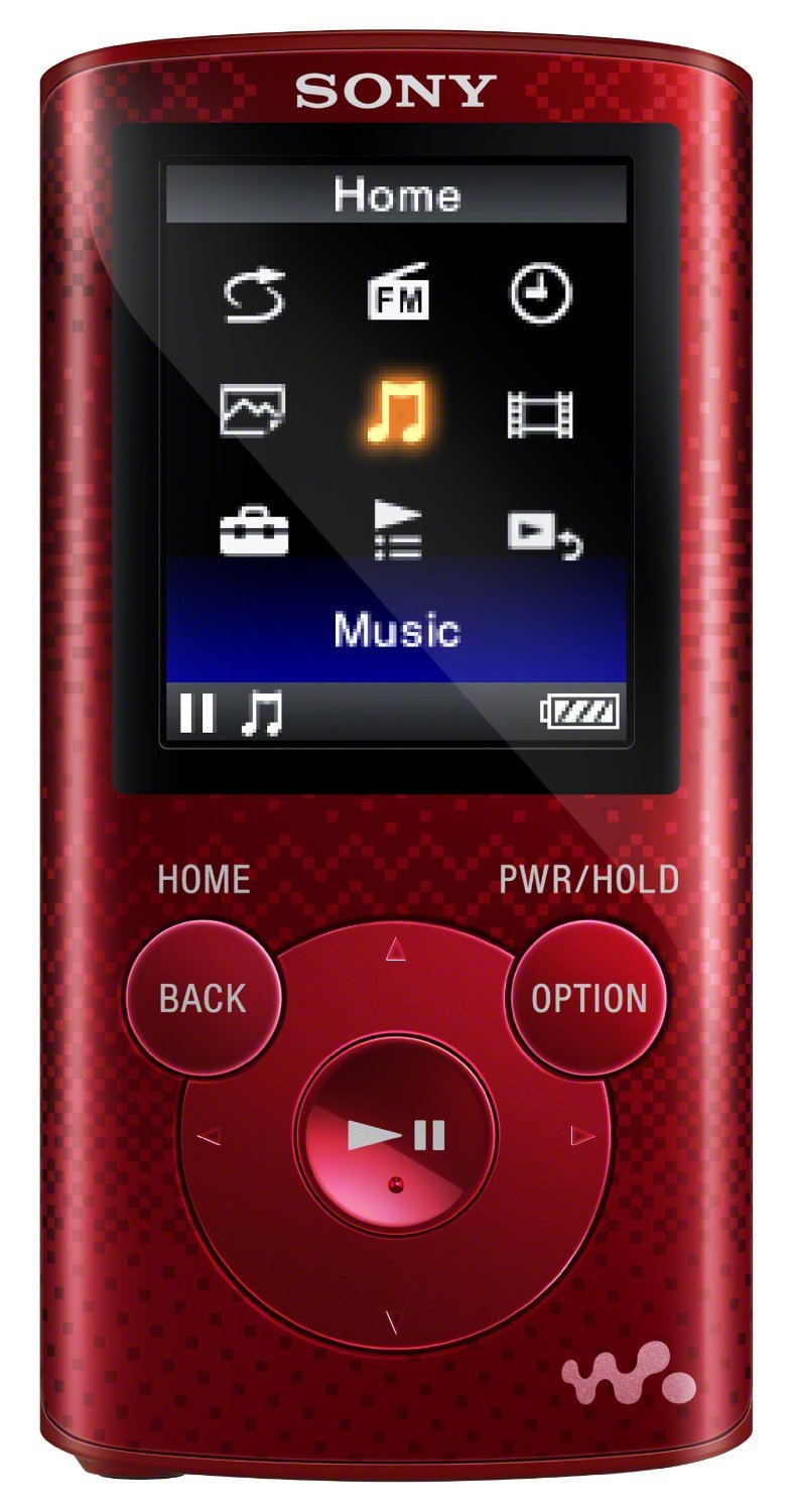 MP3 плеер 4Gb Sony Walkman NWZ-E383 Red купить | ELMIR - цена, отзывы ...