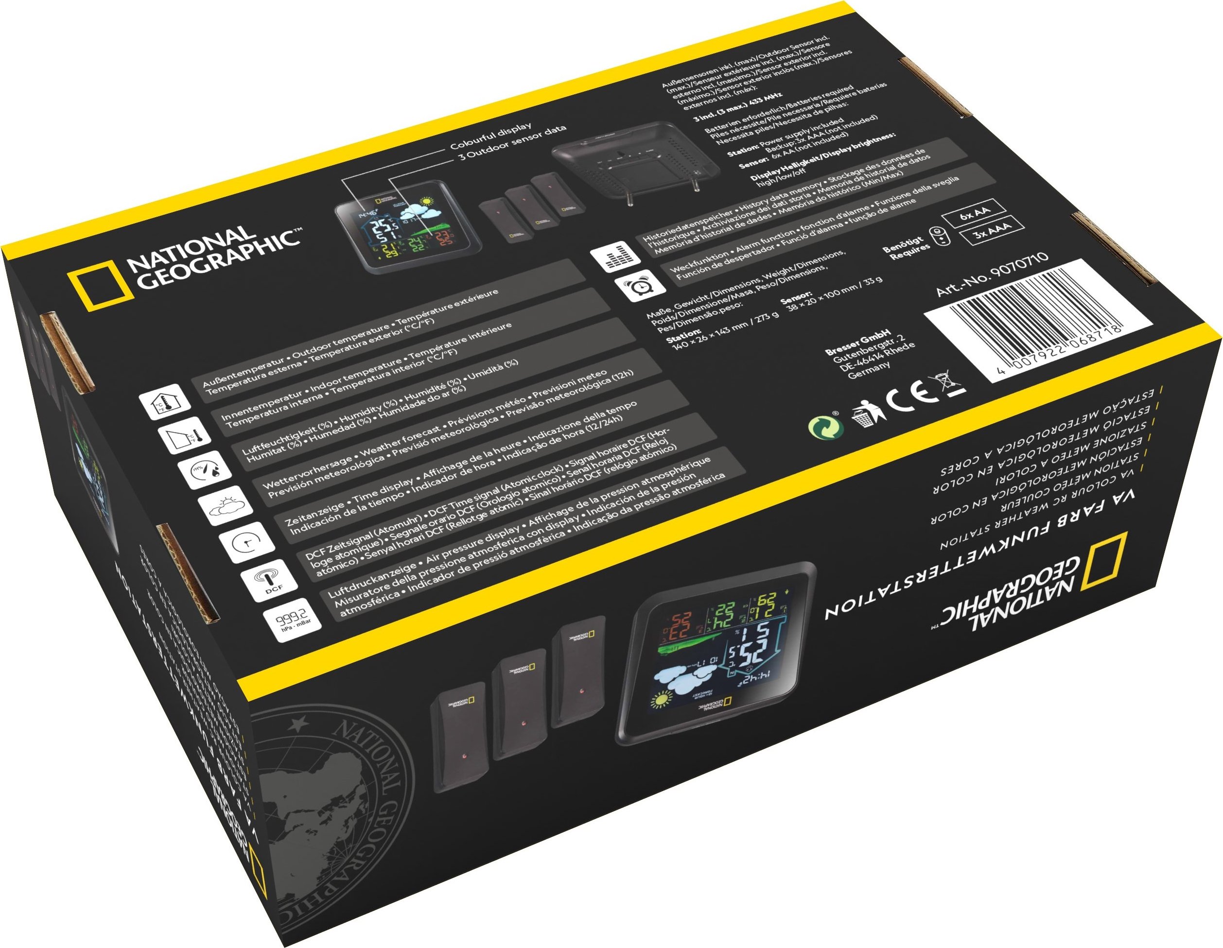 Метеостанция National Geographic VA Colour LCD 3 Sensors (929330 ...