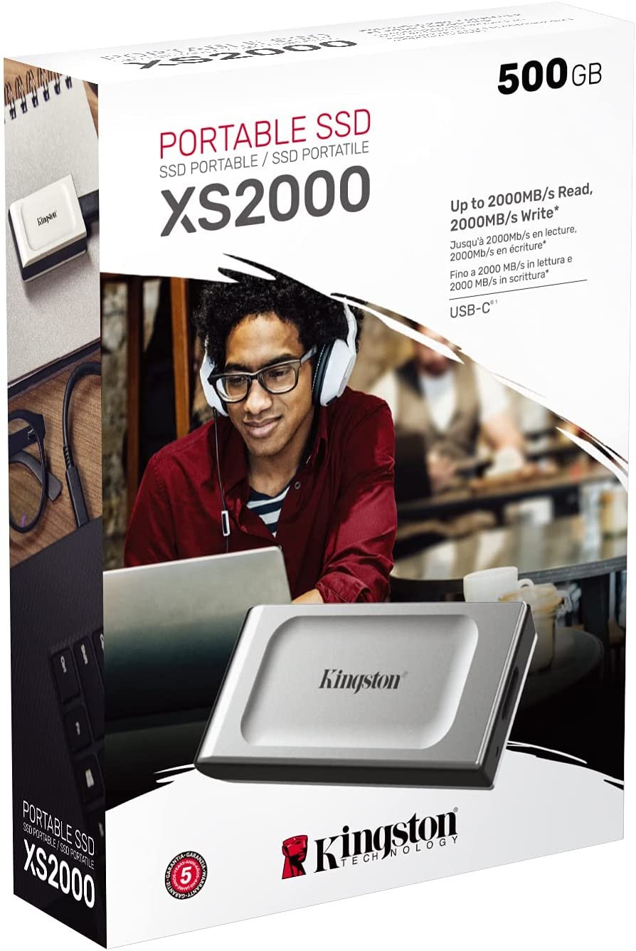 SSD-накопитель USB 500GB Kingston (SXS2000/500G) купить | ELMIR - цена ...