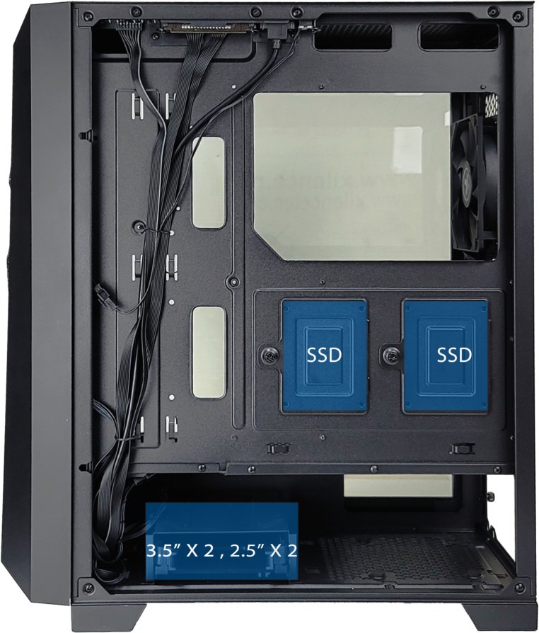 Корпус Xilence Xilent Breeze б/БП (XG131_X712.RGB) купить | Elmir - цена, отзывы, характеристики