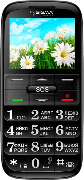 Мобильный телефон Sigma Mobile Comfort 50 Slim Red/Black (4304210212175 ...