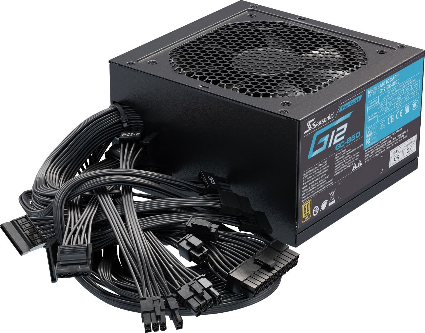 Блок питания 850W Seasonic G12 GC-850 (A851GCAFH) купить | Elmir - цена ...