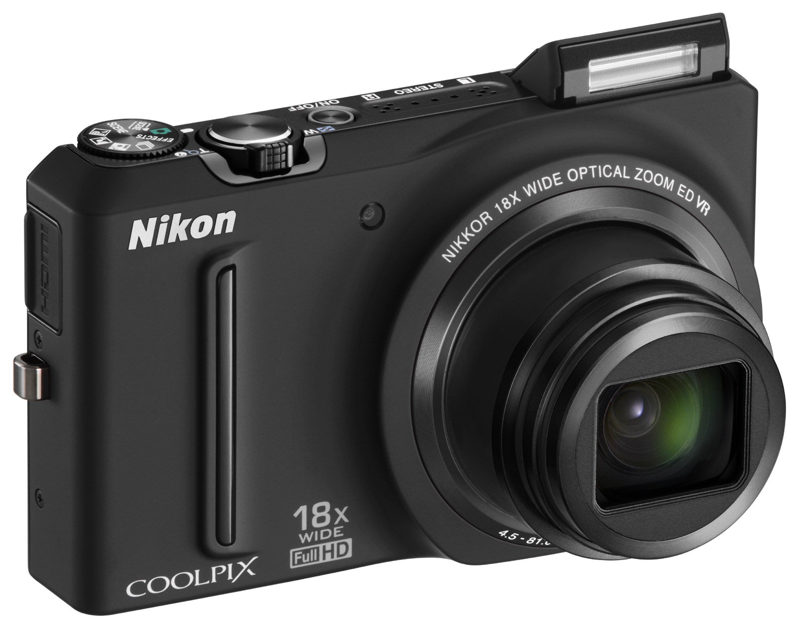 Цифровая фотокамера Nikon Coolpix S9100 Black купить | ELMIR - цена ...