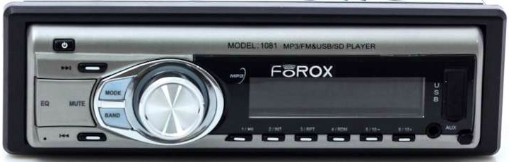 Автомагнитола Forox 1018 купить | ELMIR - цена, отзывы, характеристики