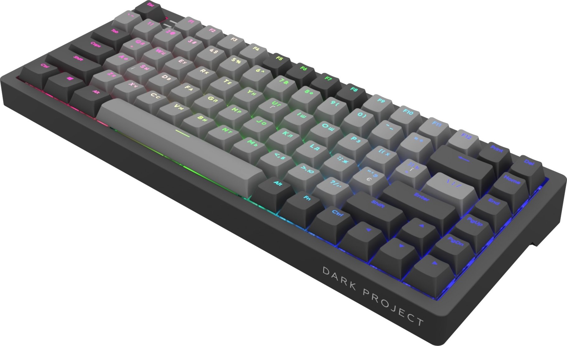 Клавиатура Dark Project Pro KD83A PBT Mech. Gateron Cap Teal (DP-KD-83A ...