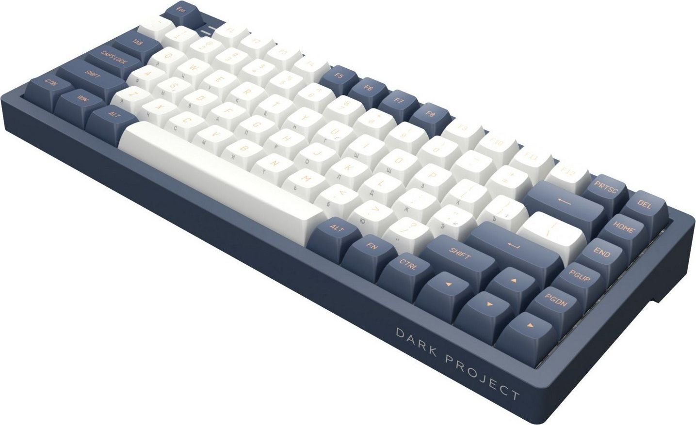 Клавиатура Dark Project Pro KD83A PBT Mech. Gateron Cap Blue/White Teal ...