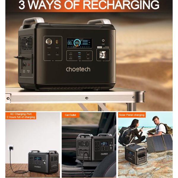 Зарядна станція Choetech 2000W (BS006) купити | ELMIR - ціна, відгуки ...