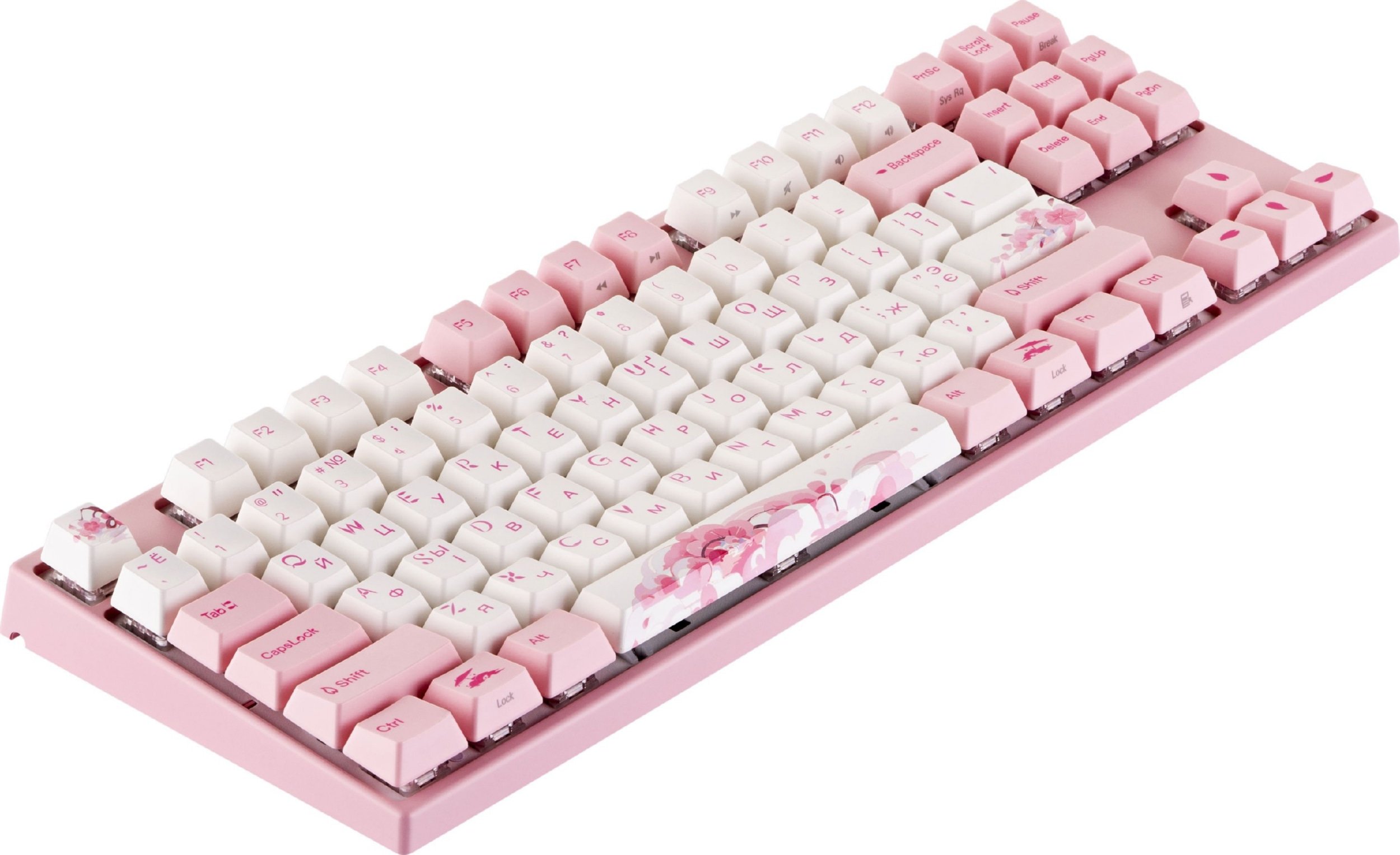 Клавиатура Varmilo VEA87 Sakura R2 EC Daisy V2 (A33A027A8A3A17A024 ...