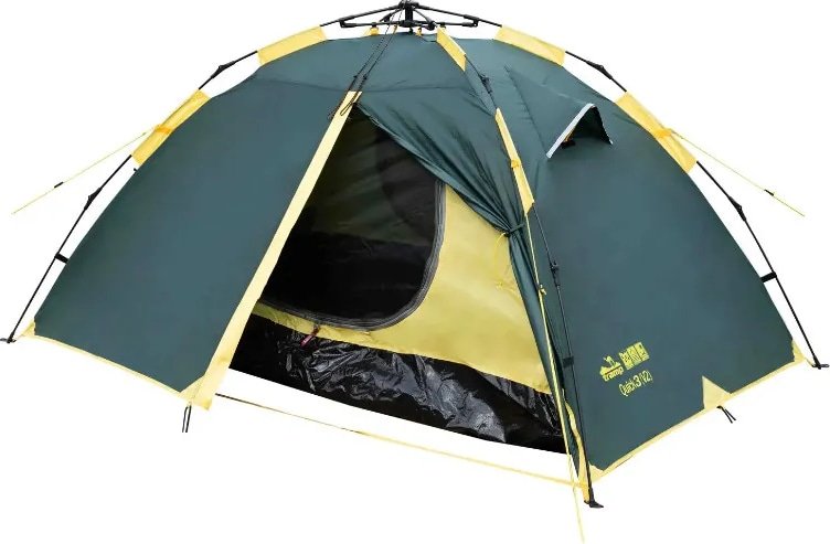 Палатка Tramp Quick 3 v2 Green (UTRT-097) купить | ELMIR - цена, отзывы ...