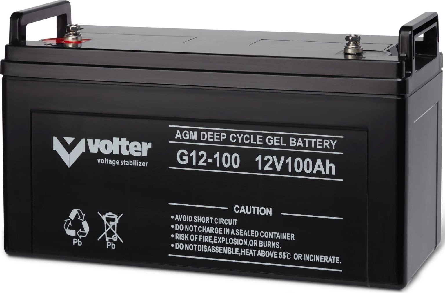 Батарея Volter GE 12V-H 100Ah купить | ELMIR - цена, отзывы, характеристики