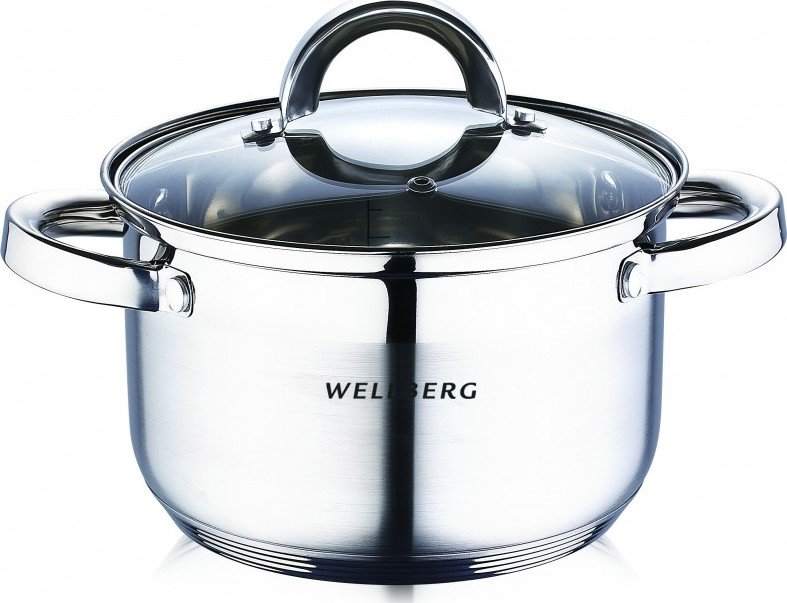 Кастрюля WellBerg WB-02243 купить | ELMIR - цена, отзывы, характеристики